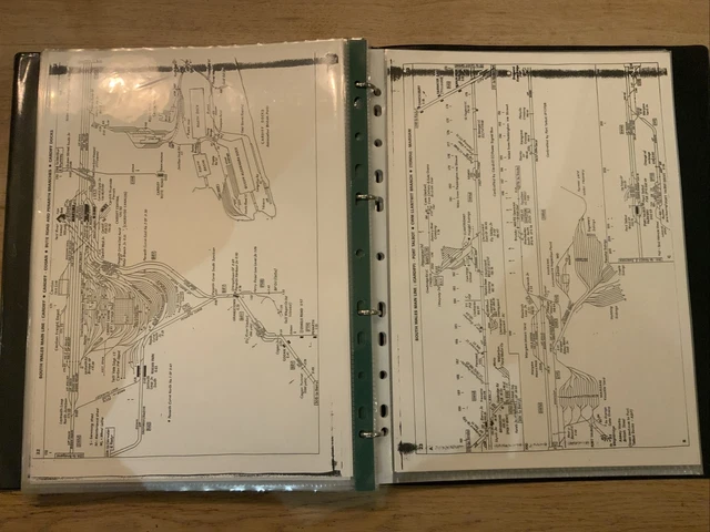 LONDON MIDLAND REGION British Rail Track Diagrams 1990 Folder Book ...