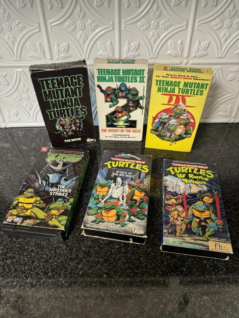 TMNT TRILOGY VHS Lot Teenage Mutant Ninja Turtles I, II, III and More £ ...