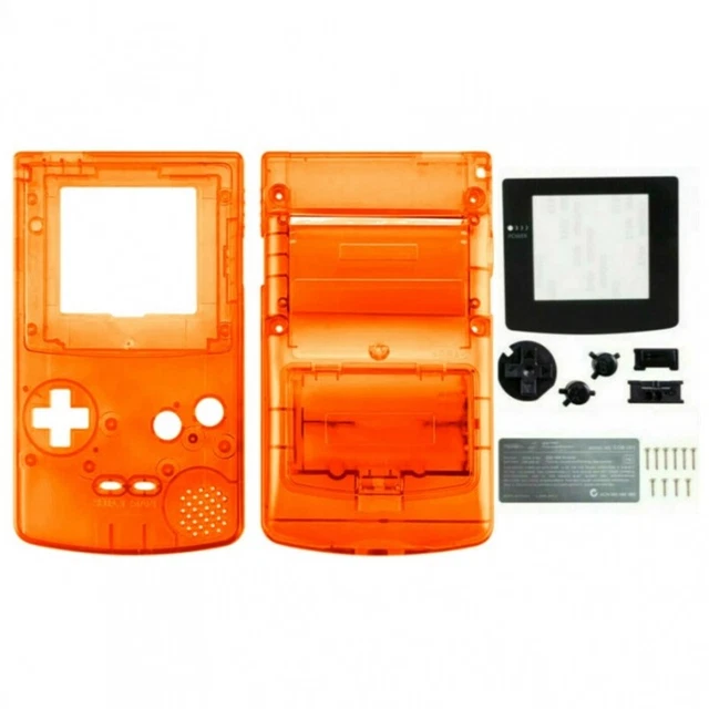 CARCASA COMPLETA PARA Nintendo Game Boy Color Gbc Color Naranja ...
