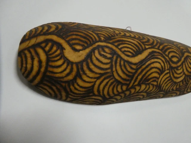 VINTAGE AUSTRALIAN WIRE Burnt Aboriginal Coolamon Bowl $265.00 ...