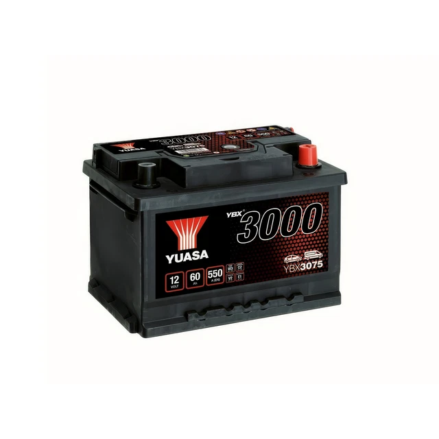 YUASA BATTERY YBX3075 12V 60Ah 550A B13 B14 Mercedes-Benz S-Class 560 ...