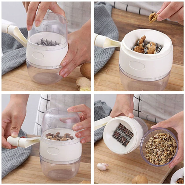 NUT CHOPPER MANUAL Nut Grinder with Stainless Steel Blades Detachable £ ...