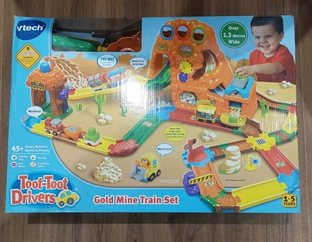 VTECH TOOT TOOT Drivers Gold Mine Motorised Train Set, 80-191903, 1.3m Track £31.92 - PicClick UK