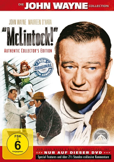 MCLINTOCK! [COLLECTOR'S EDITION] (DVD) John Wayne Maureen O'Hara Patrick Wayne EUR 15,20 ...