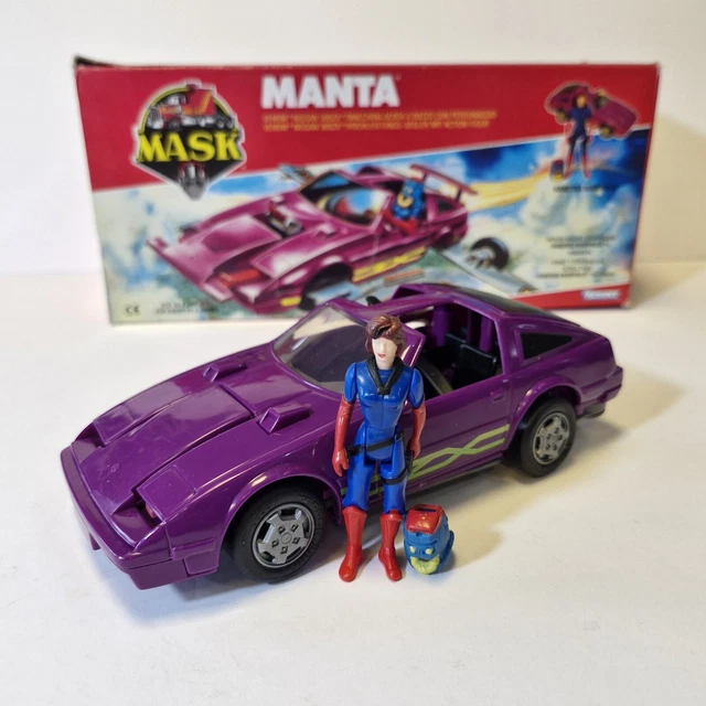 VINTAGE 1980S KENNER MASK Vehicle - Manta Nissan Car + Figure BOX Retro ...