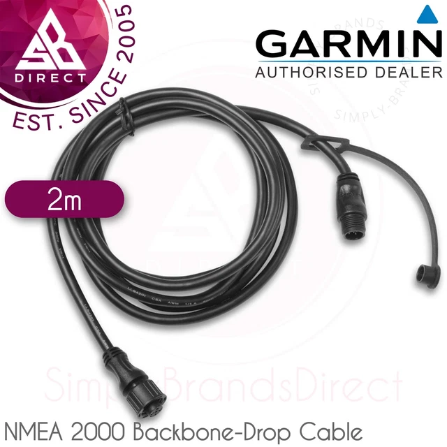 GARMIN 2M NMEA 2000 Backbone - Drop Cable│Marine GPS Accessory│010 ...