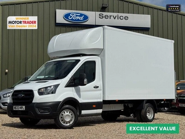 2023 FORD TRANSIT Luton XLWB L4 350 Leader Air Con EURO 6 Luton Diesel ...