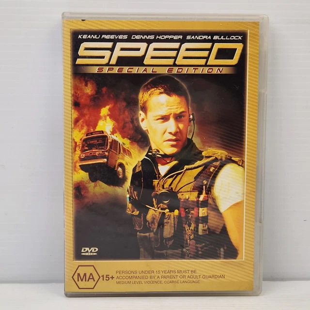 SPEED DVD MOVIE 1994 Keanu Reeves Sandra Bullock Dir. Jan de Bont ...
