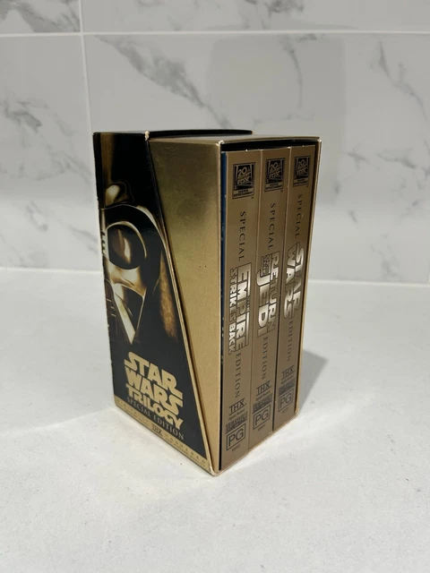 STAR WARS TRILOGY Special Edition VHS Boxset $40.00 - PicClick AU