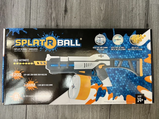 SPLAT-R-BALL SRB1200 FULL Auto Rechargeable Battery Powered Water Bead ...