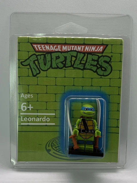 CUSTOM LEGO MINIFIGURE Leonardo - Teenage Mutant Ninja Turtles - TMNT £ ...