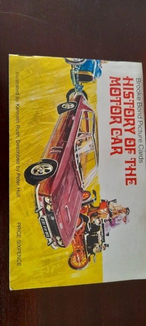HISTORY OF THE Motor Car a full set of Brooke Bond tea cards in album £ ...