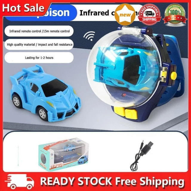 MINI REMOTE CONTROL 2.4G Wrist Watch Racing Car 4CH RC Vehicle Toys ...
