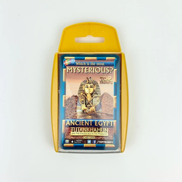 TOP TRUMPS ANCIENT Egypt Card Game - Tutankhamun and Golden Age of the ...