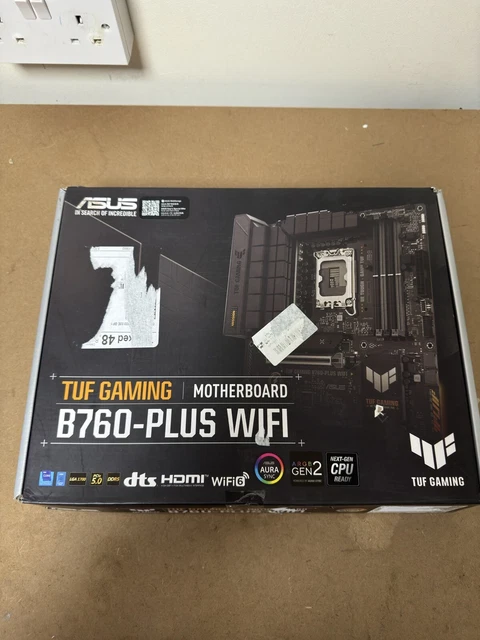ASUS TUF GAMING B760-PLUS WiFi DDR4, Intel B760, LGA1700, DDR4, PCIe 5. ...