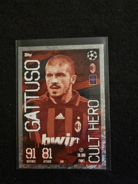 CARTE TOPPS MATCH Attax 2023/2024 Gatusso #438 Cult Hero Milan Ac ...