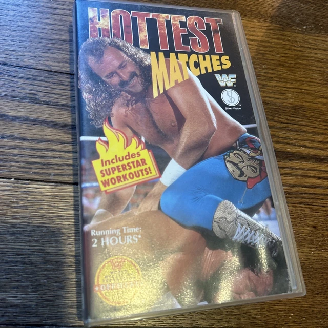 WWF HOTTEST MATCHES VHS Video - Original Silver Vision release - Great ...
