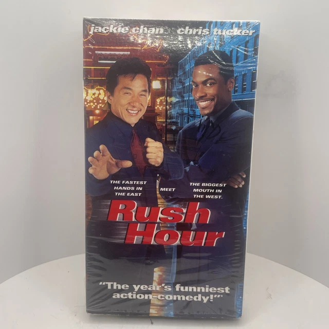 RUSH HOUR VHS Jackie Chan & Chris Tucker Action Comedy Movie Classic ...
