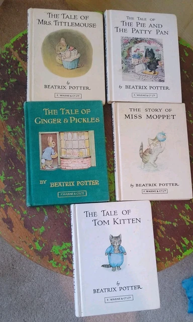 BUNDLE OF BEATRIX Potter Vintage Peter Rabbit Series Books 5 Titles F ...