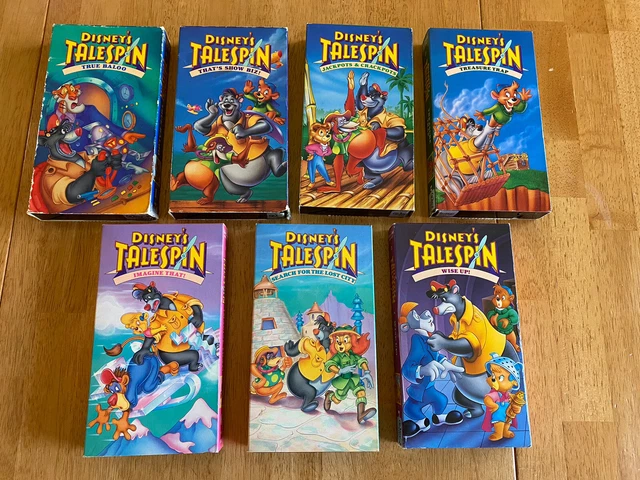 VINTAGE DISNEY'S TALESPIN VHS Lot Vol. 1 2 3 5 6 7 8 Set Kids Cartoon ...