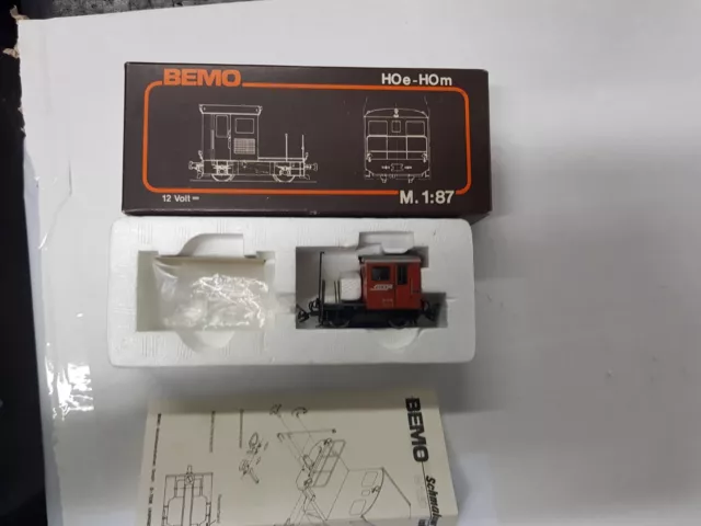 BEMO 1273 122 SC. H0m 1/87 LOCO TRATTORE DIESEL Tm 2/2 62 RETICA ...