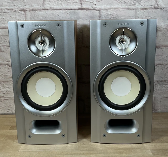 SONY SS-WZ5E BOOKSHELF Speakers 6 Ohms 2 Way 100 Watts £21.51 - PicClick UK
