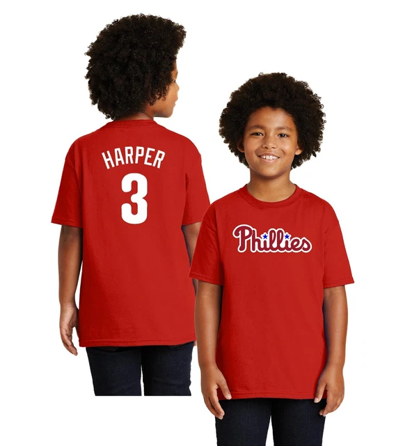 PHILADELPHIA PHILLIES Bryce Harper Red T-Shirt Tee £17.10 - PicClick UK