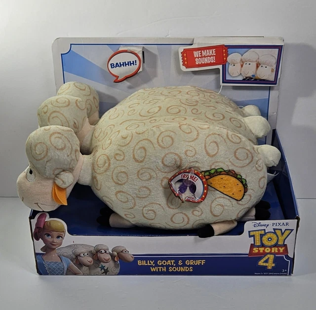 TOY STORY 4 Billy, Goat & Gruff Plush Figure W/ Sounds Disney Just Play ...