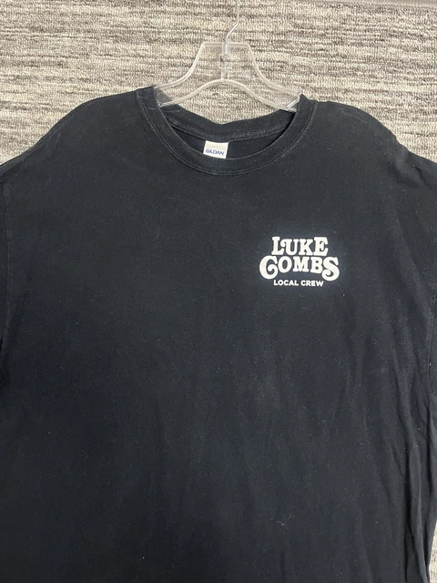 RARE LUKE COMBS 2024 Combs Local Crew Concert Tour T Shirt XL Music ...