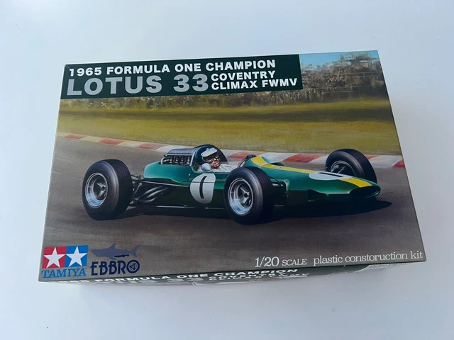 TAMIYA LOTUS 33 1965 Formula One Champion Coventry Climax FWMV Model ...