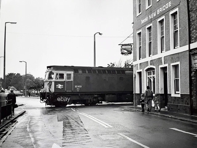 WEYMOUTH QUAY TRAMWAY, DORSET. c1970 Loco; 33.103 PHOTO 12 x 8 (A4) £6. ...