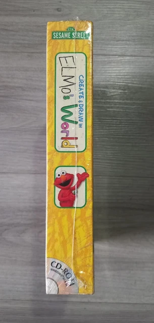 VINTAGE KIDS SESAME Street Elmos World Bundle - CD ROM - 1999 - FACTORY ...