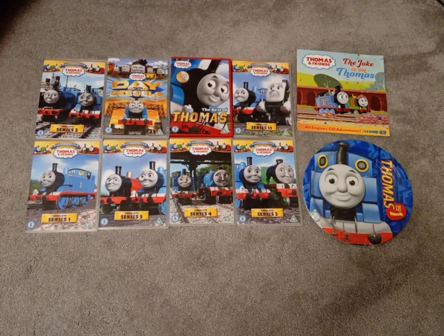 THOMAS THE TANK Engine Dvd Bundle Plus Book And Paper Plates £10.99 ...