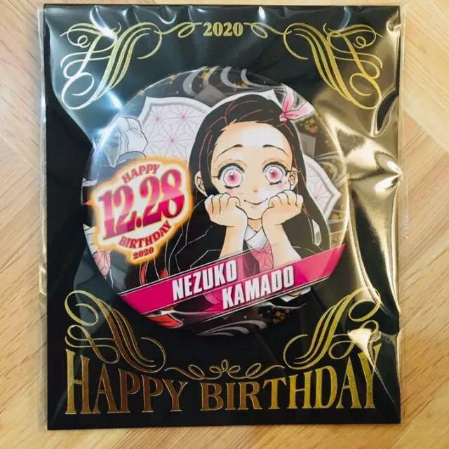 DISTINTIVO LATTINA COMPLEANNO Demon Slayer Nezuko Kamado scena famosa ...