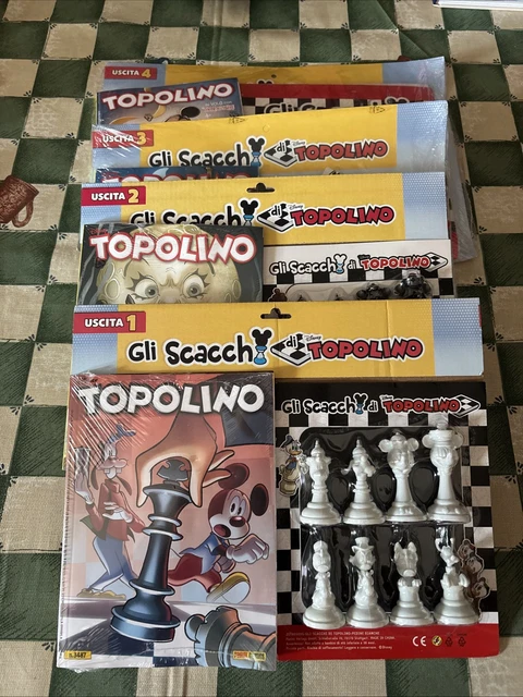 GLI SCACCHI DI TOPOLINO Collezione Completa 4 Uscite. Blisterati EUR 34 ...