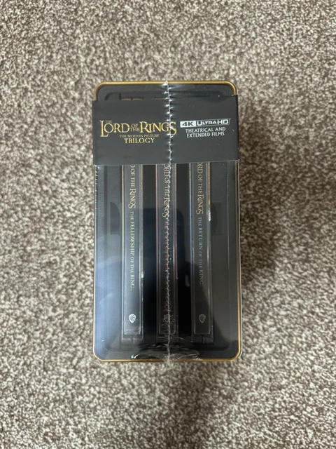 THE LORD OF The Rings Trilogy Steelbook Collection 4K Ultra HD + Blu ...