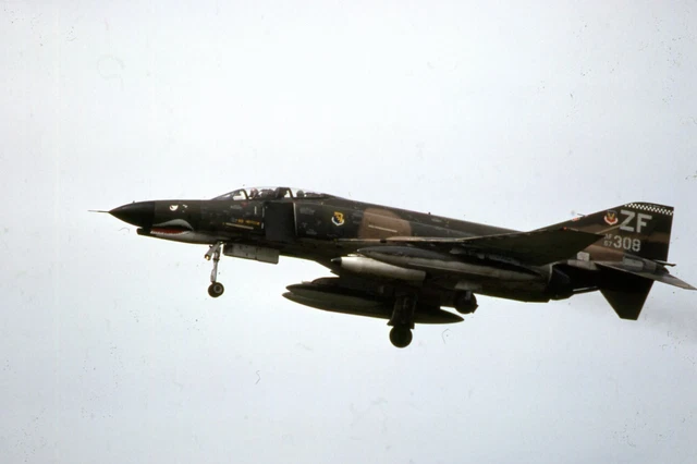 ORIGINAL AIRCRAFT SLIDE - F-4E Phantom II - USAF 67-0308 / ZF 31 TFW ...
