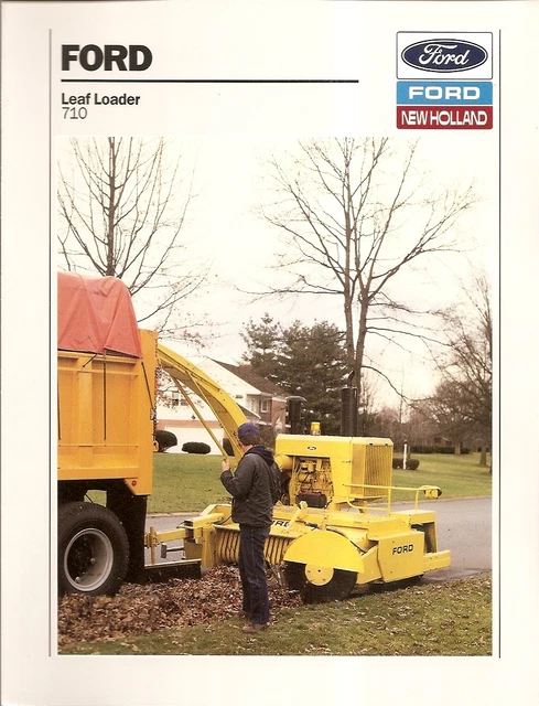 EQUIPMENT BROCHURE - Ford - 710 - Leaf Loader - 1988 (E1394) $15.95 ...