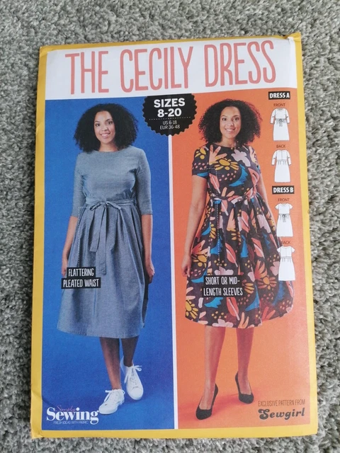 SIMPLY SEWING PATTERN The Cecily Dress Uncut new Sizes 8-20 Paper £5.00 ...