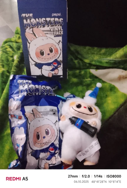 ORIGINAL PEPSI LABUBU/ Popmarkt/ The Monsters Plush Doll/ Key Chain EUR ...