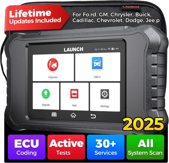 LAUNCH CREADER ELITE 2.0 FGC Full System Diagnostic Scanner for Ford GM ...