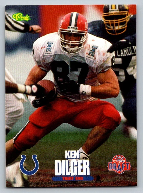 KEN DILGER CLASSIC NFL Rookies 1995 90 Colts d'Indianapolis EUR 1,87 ...