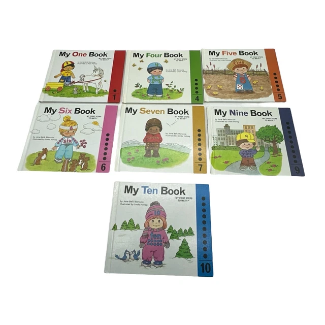 MY FIRST STEPS To Math Lot Of 7 Books Jane Moncure Childs World - My ...