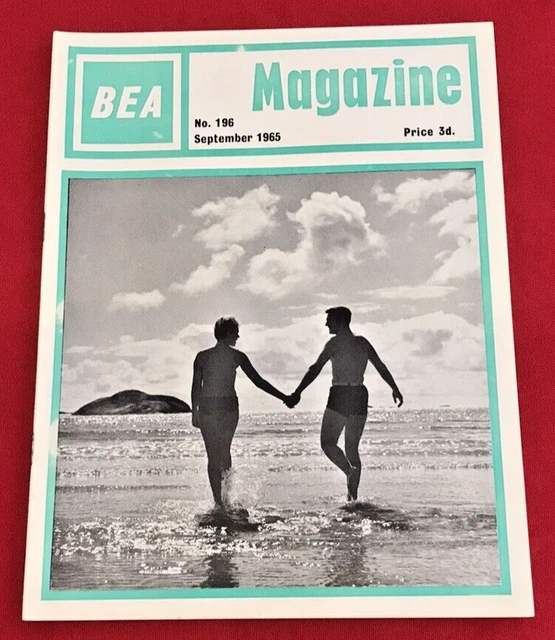 VINTAGE BEA BRITISH European Airways Magazine No.196 1965 £14.99 ...