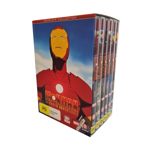 IRON MAN ARMORED Adventures Season 1 Boxset Dvd Complete Animated ...