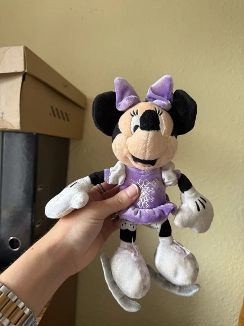 DISNEY MINNIE Mouse Plush Soft Toy Teddy Winter Ice Skates £3.84 ...