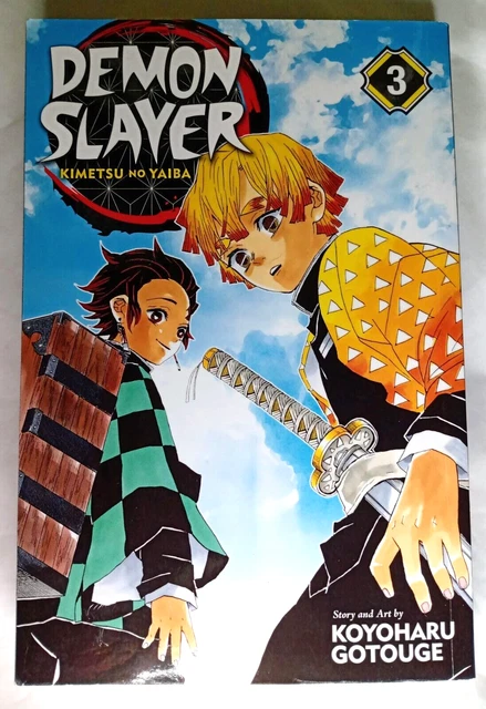 DEMON SLAYER VOL. 3 by Koyoharu Gotouge (English) Shonen Jump Comics ...