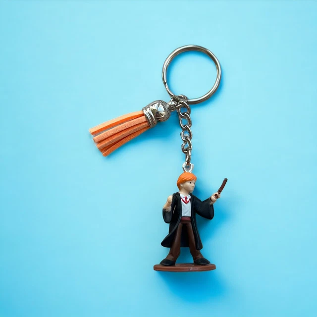 HARRY POTTER RON Weasley Toy Figure Keyring Key Chain Bag Tag Gift Key ...