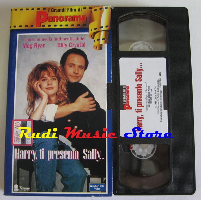 FILM VHS HARRY TI PRESENTO SALLY Ryan CARTONATA PANORAMA 1989 (FP3*)*no ...