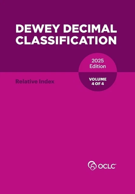 DEWEY DECIMAL CLASSIFICATION 2025 V4 by Oclc Paperback Book $283.35 ...